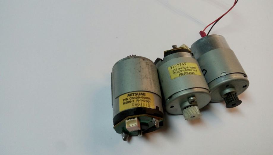 Step motori više vrsta i modela