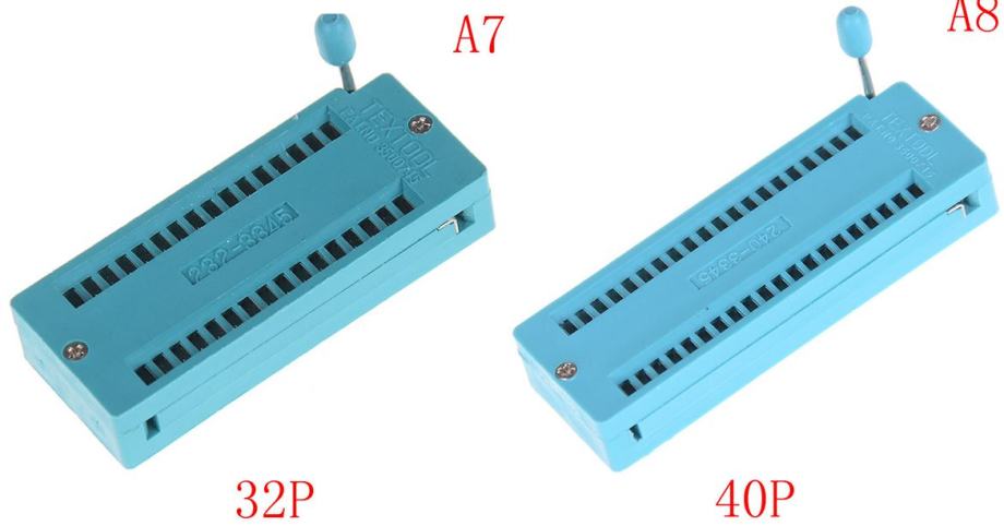 TEXTOOL IC Test podnožje 14 16 18 20 24 28 32 40pin ZIF Socket