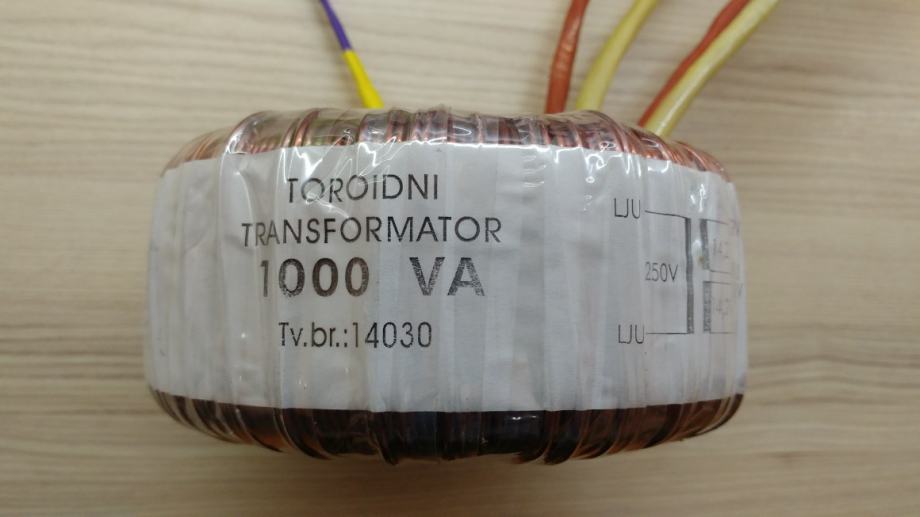 Toroidni transformator 1000w 14.2v