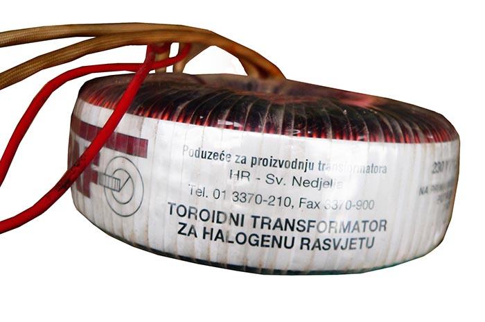 Toroidni transformator za halogenu rasvjetu