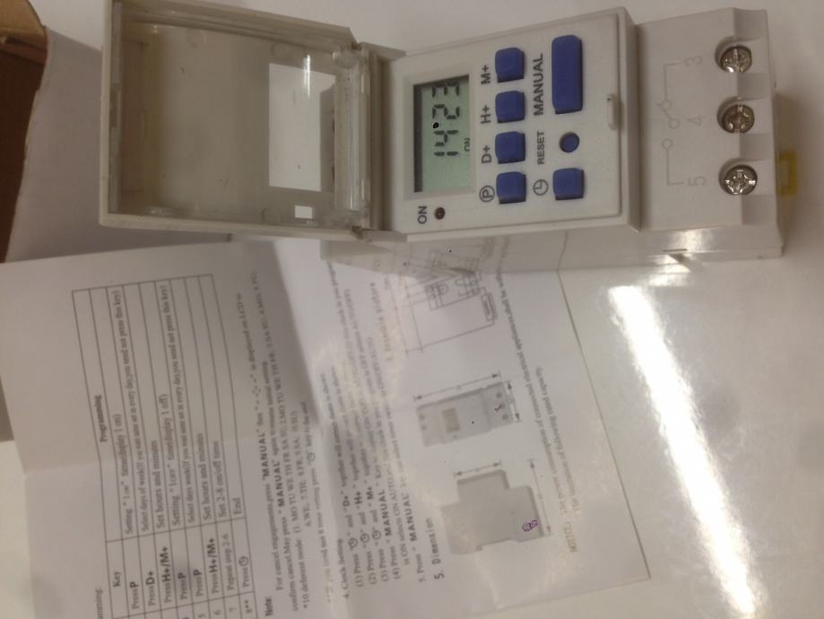 Ukopni sat 16A (timer)