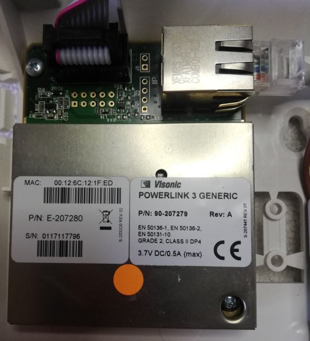 Visonic : PowerMaster-10, centrala PG2 ( 868 Mhz )