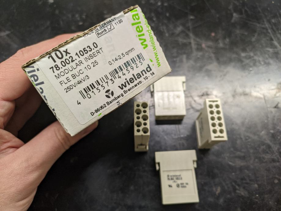 Wieland Modular Insert FEMALE FLE BUC 10 25 78.002.1053.0