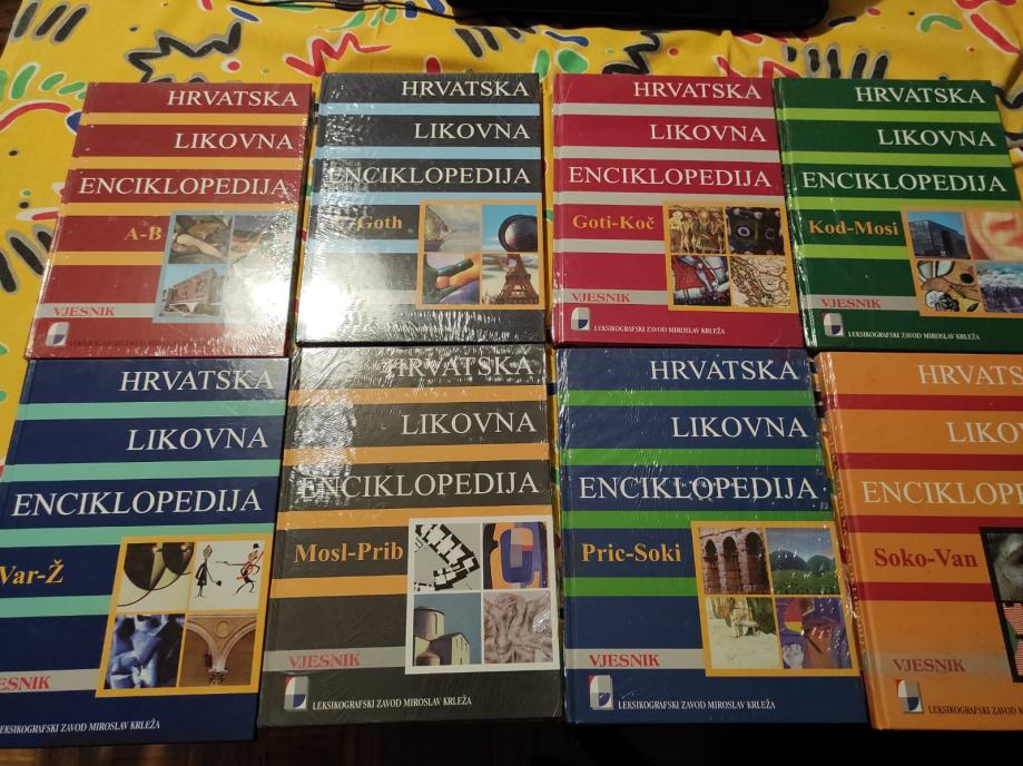 Hrvatska likovna enciklopedija A - Ž, 1-8 komplet