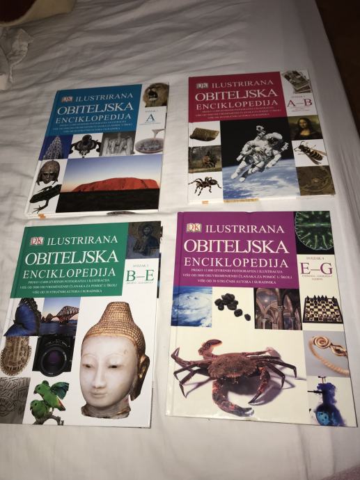 Ilustrirana obiteljska enciklopedija (4 komada)