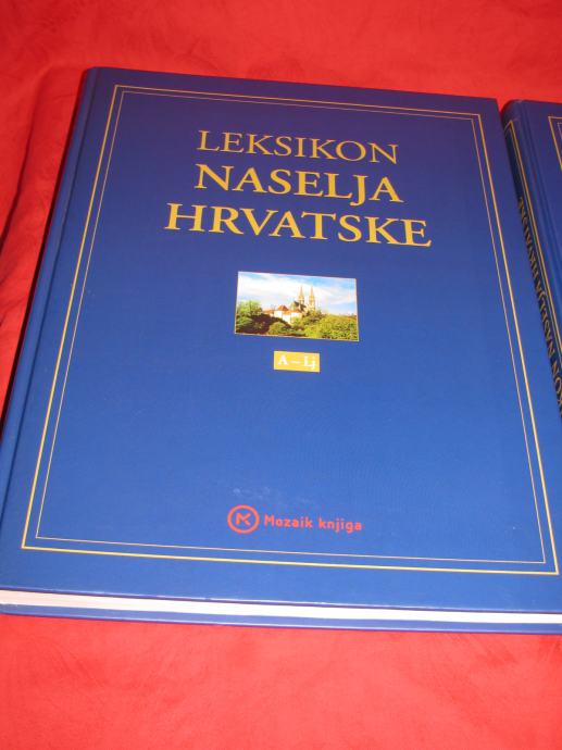 LEKSIKON NASELJA HRVATSKE - Mozaik Knjiga. 2004 god. SAND-2