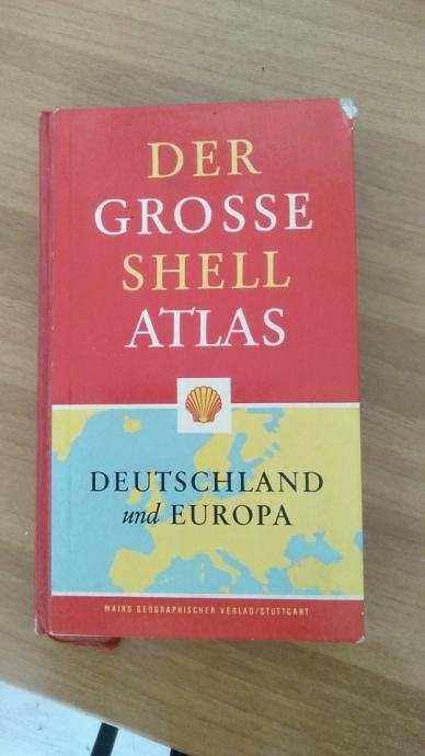 Veliki Shell atlas Njemačke i Europet
