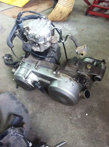 Motor od adly atv 250, 2009 god.