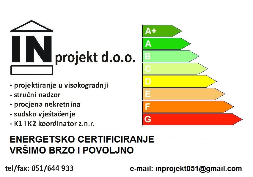 ENERGETSKI CERTIFIKATI, PROCJENE i LEGALIZACIJE, brzo i povoljno!
