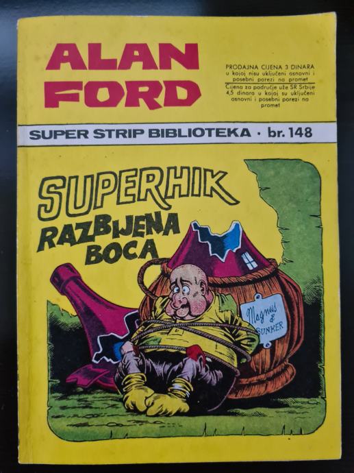 ALAN FORD - KARTONAC - BROJ 27 - SUPERHIK RAZBIJENA BOCA