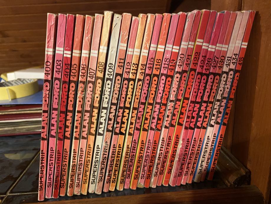 Alan Ford Vjesnik SS - lot 26 komada (400/435) “krnji lot”