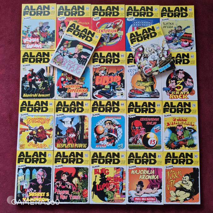 Kolekcija Alan Ford Klasik, Super klasik i Zlatni klasik