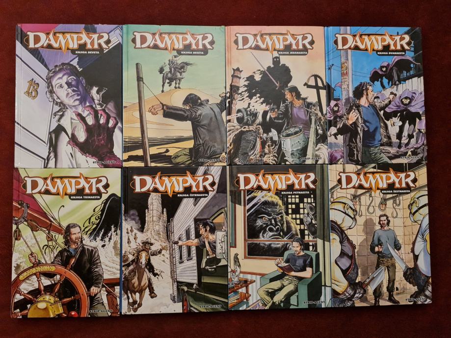 LOT Dampyr Bookglobe/Strip Agent - 9 knjiga
