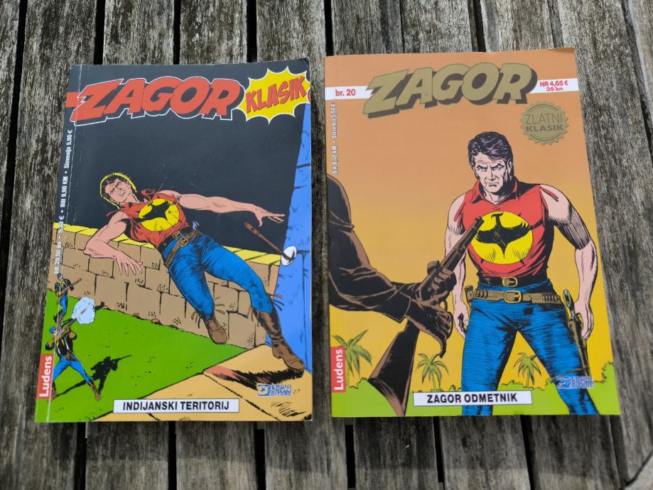 Zagor strip, 2 komada