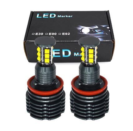 E90 E92 E82 E60 E70 X5 E71 X6 H8 LED Halo Ring markeri 2*120W 6500K
