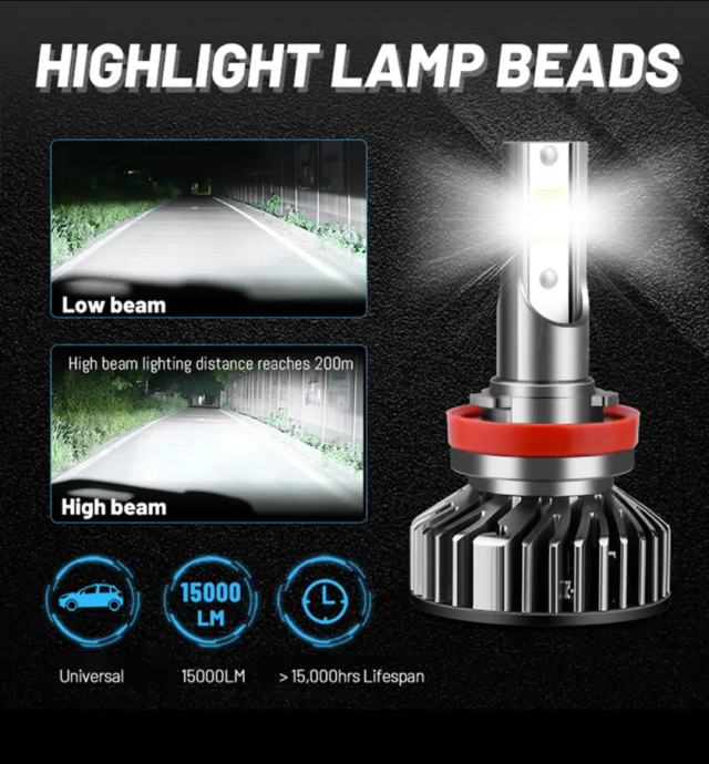 H7 LED 30W 6000K SLIM