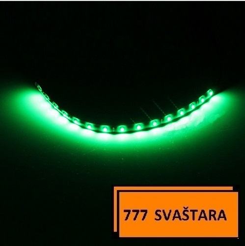 Led traka za auto -silikonska - 30cm - Zelena
