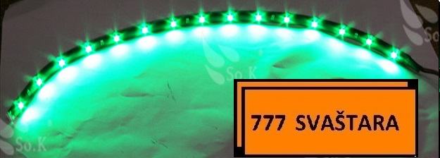 Led traka za auto -silikonska - 30cm - Zelena