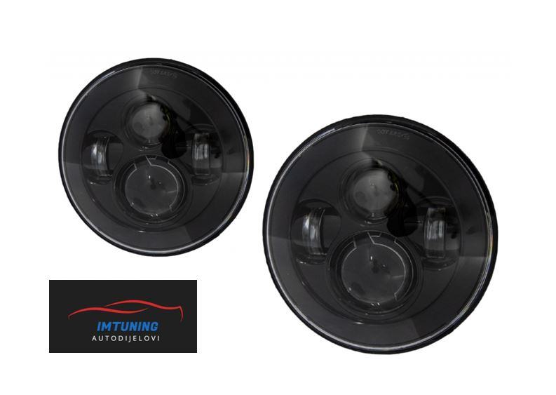 Mercedes Benz G klasa W463 7inčni CREE LED farovi crni Angel Eye