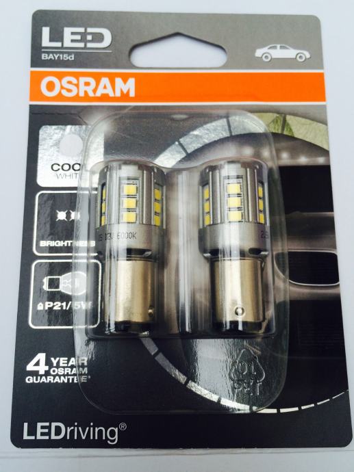 OSRAM BAY15D P21/5W žarulje 12V dnevno LED svijetlo LedRiving RIJEKA