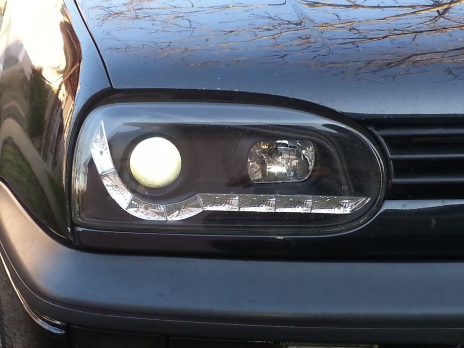 vw golf 3 devil eyes farovi