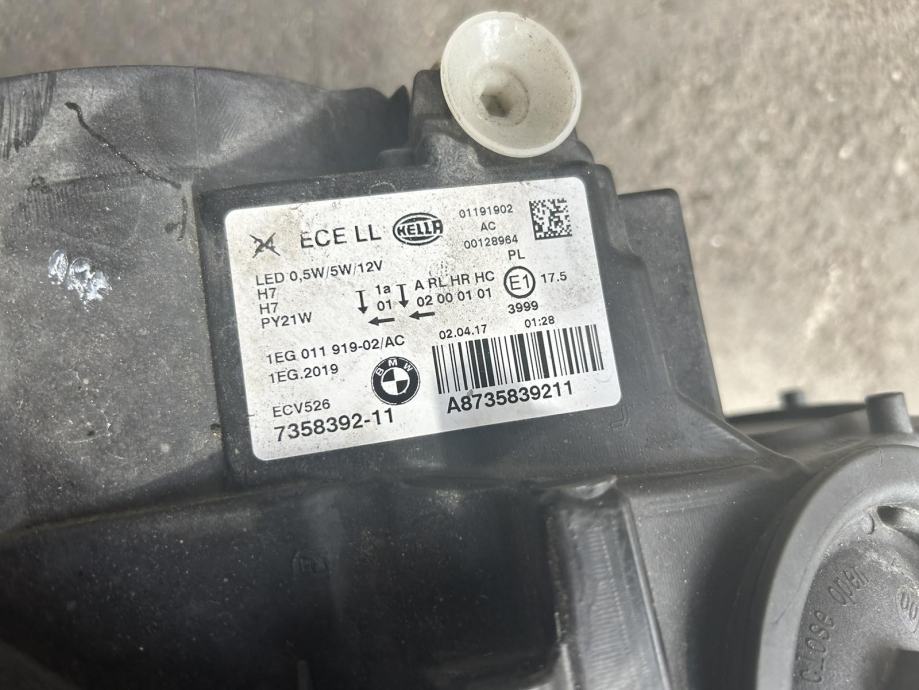 bmw f20 f21 lci desni far