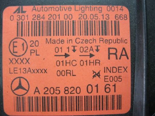 LAMPA FAR PREDNJI LIJEVI MERCEDES C-KLASA W205 A2058200161