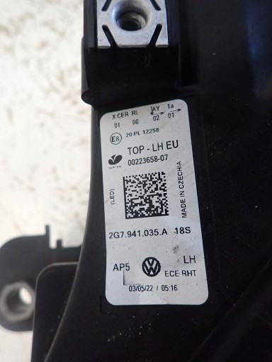 LAMPA FAR PREDNJI LIJEVI VW TAIGO 2021- FULL LED IQ