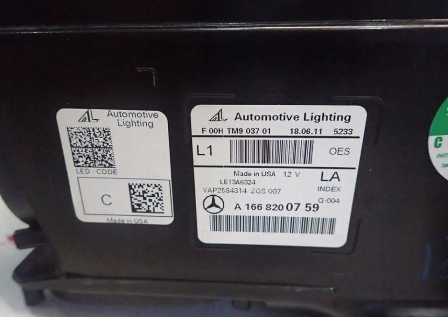 Prednje lijevo svjetlo MERCEDES ML W166 FULL LED