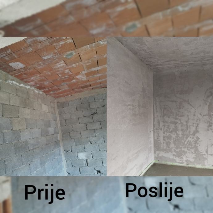 Fasade, gletanje i bojanje, strojno žbukanje te lakiranje vrata