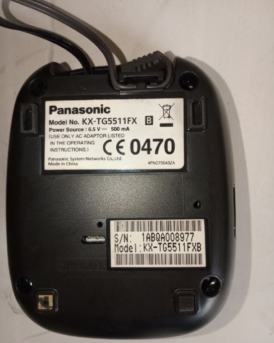 Panasonic KX-TG5511FX bežični telefon, analogna linija