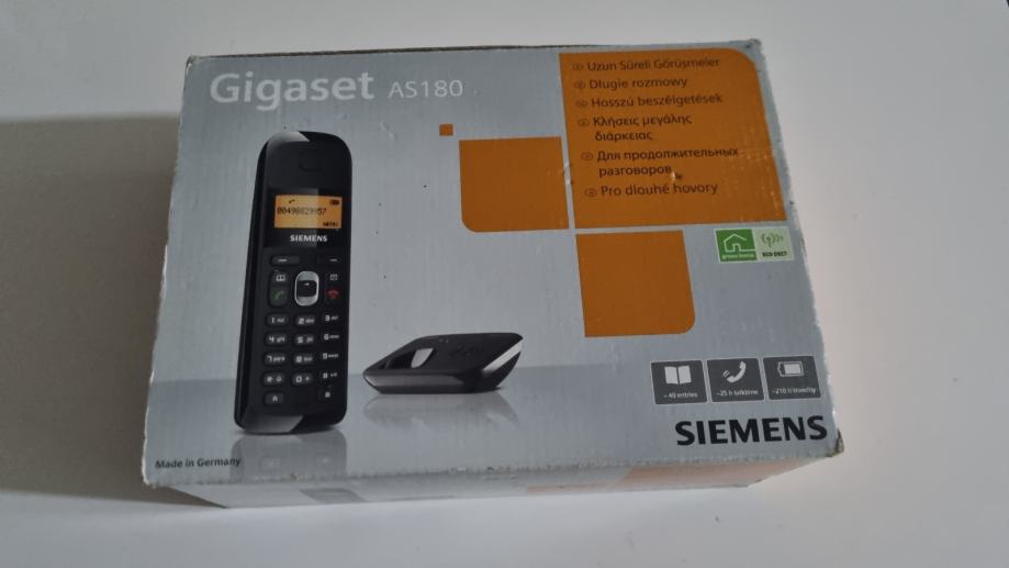 SIEMENS Gigaset AS180 kućni bezicni telefon