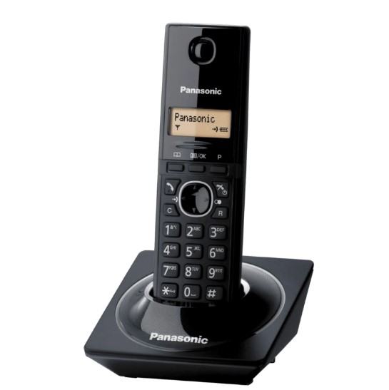 Telefon bežični, Panasonic, KX-TG1711FXB, DECT/GAP, 1.25 LED display,