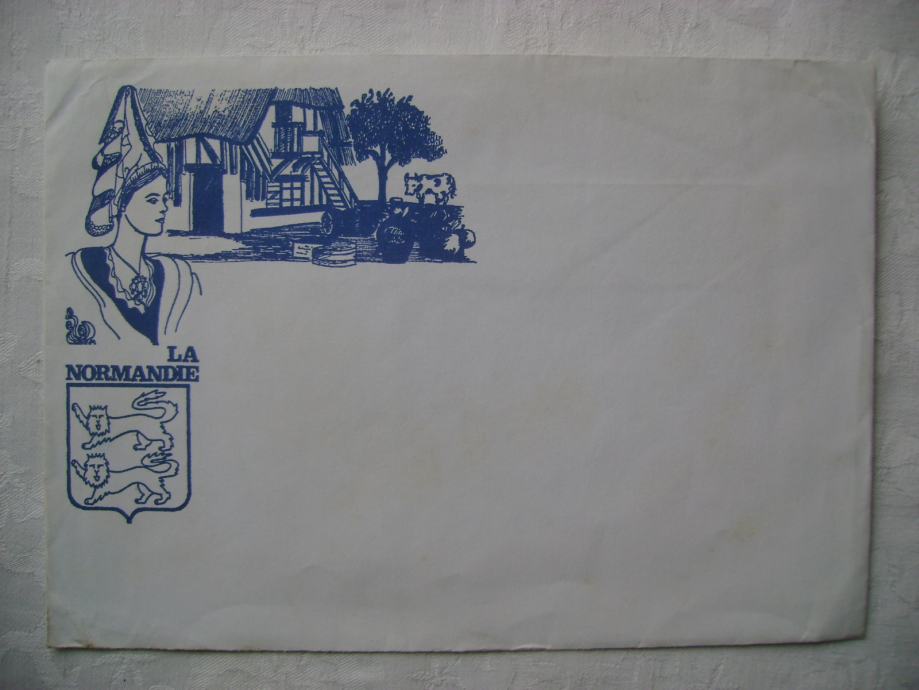 Koverte - komplet od 5 koverti u staroj omotnici za pisma Anonym