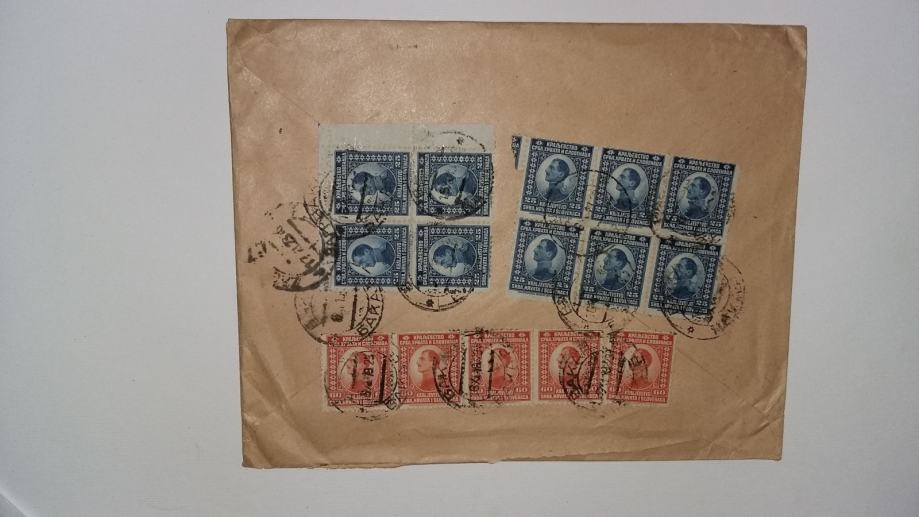 kuverta Bakar - Zagreb 1923