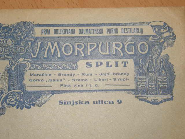 Morpurgo Split stara kuverta