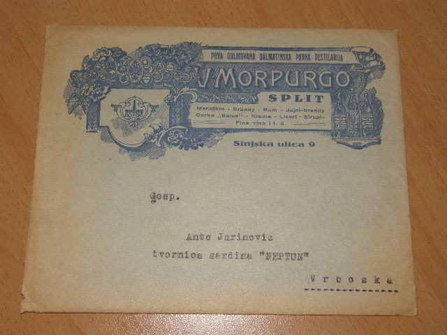 Morpurgo Split stara kuverta