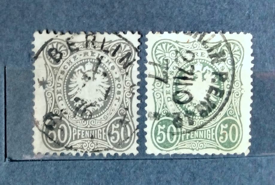 Njemacka Reich Mi 36 i Mi 38