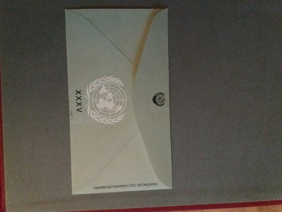 POŠTANSKA KOVERTA S ORIGINALNIM ZIGOM I MARKAMA