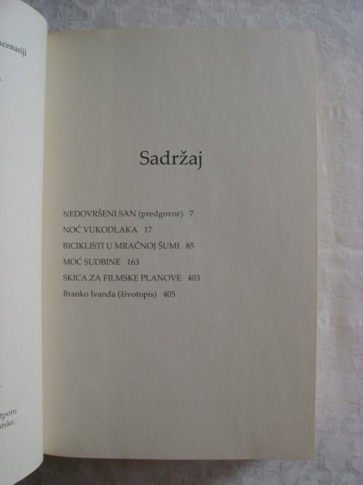 Branko Ivanda - Biciklisti u mračnoj šumi i drugi scenariji - 2015.
