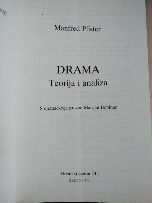 Drama, Pfister