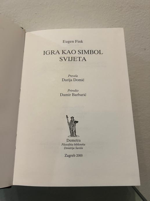 Eugen Fink - Igra kao simbol svijeta