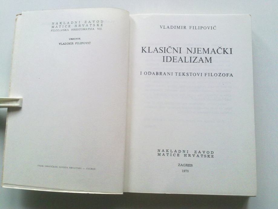 Vladimir Filipović - Klasični njemački idealizam