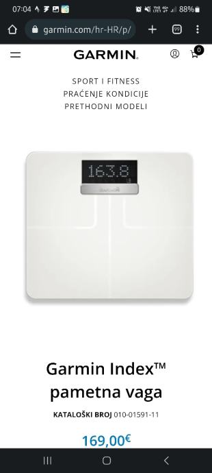 Garmin Index smart scale