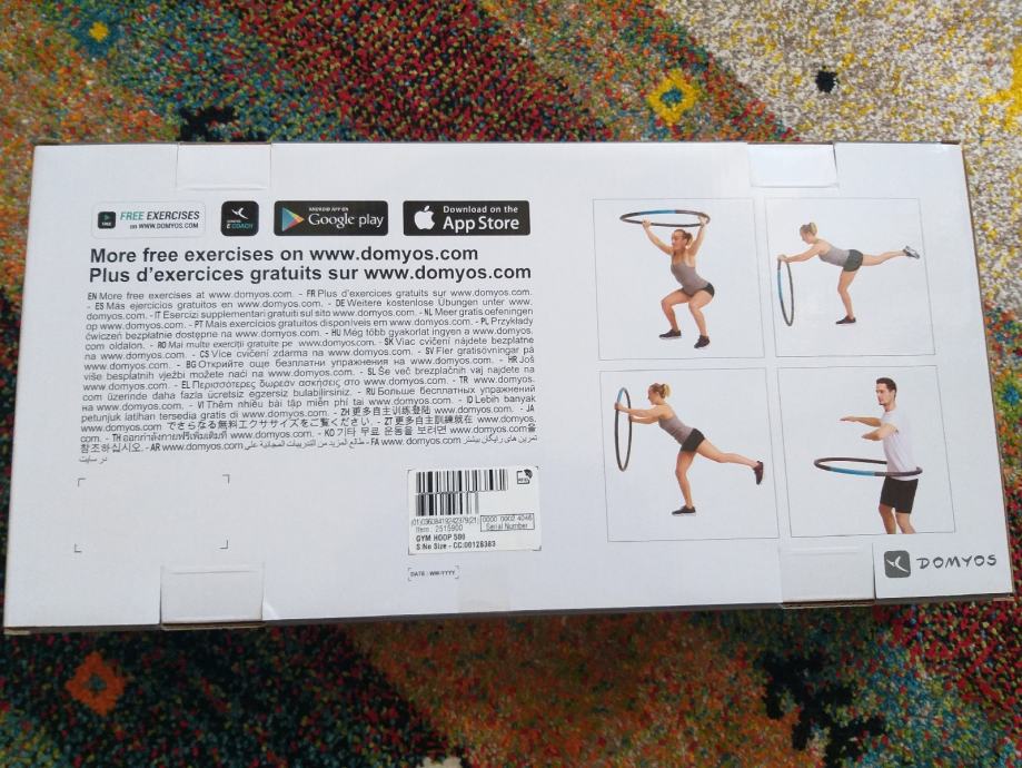 OBRUČ S OTEŽANJEM ZA PILATES