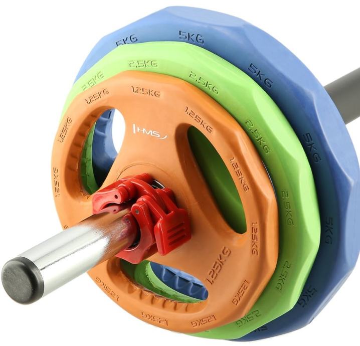 BODY PUMP SET UTEZI 20 KG HMS NOVI MODEL