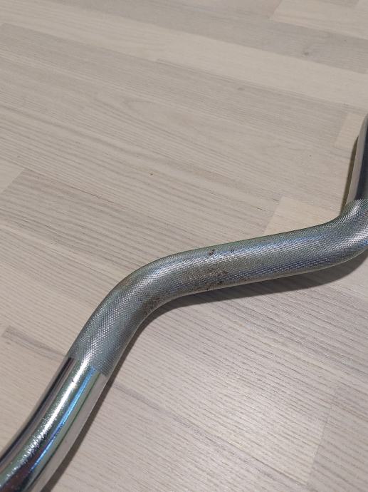 Čelična šipka za utege (ez curl bar)