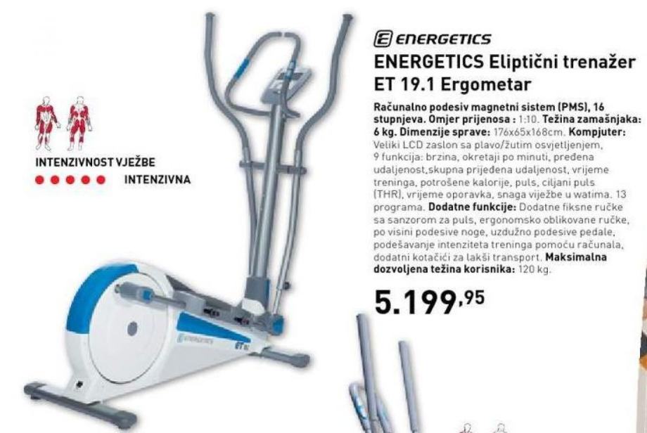 ENERGETICS - ET 19.1 ERGOMETER - ORBITREK