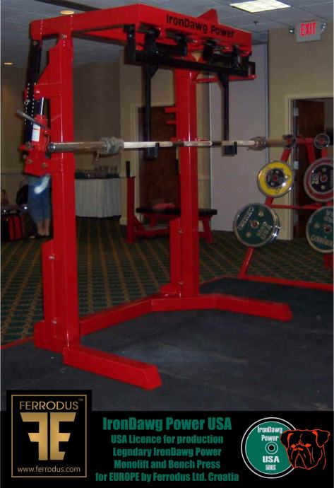 IronDawg Power - Powerlifting Monolift i Bench press