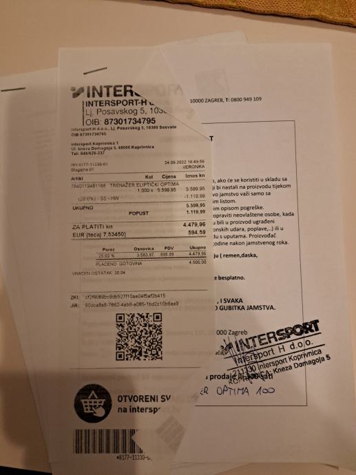 Orbitrek Kettler Optima 100